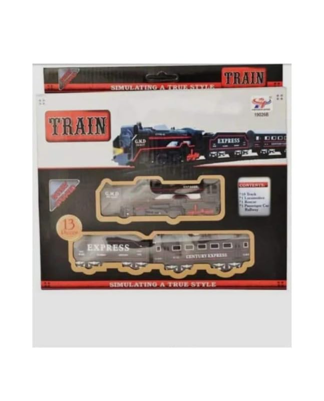 Buy Krishna Enterprise Electric Express Train Set with Tracks and ...