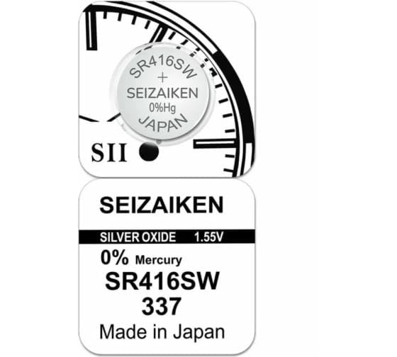 Dreamy SZK SR416SW 337 Silver Oxide Batteries 1.55V for Wrist Watch ...