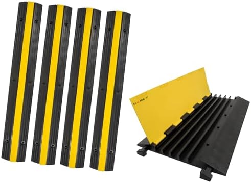 Amazon.com: CXRCY Cable Ramp 1 Pack of 5 Channel & Cable Ramp 4 Pack of ...