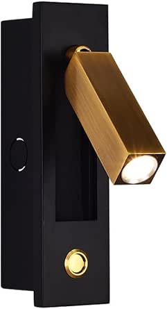 Amazon.co.jp: Indoor Flush Mount Wall Light 3W LED Mini Reading Wall ...