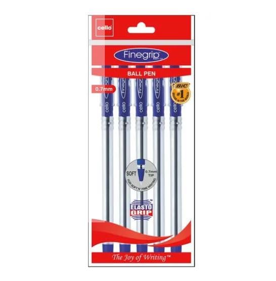 Cello Basic Ball Point Pen (Blue)-Finegrip - (Pack of 100) : Amazon.in ...
