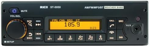 Amazon.com: All States REI Radio ST-5050 Short Chassis AM/FM/BT/USB/PA ...