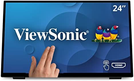 Amazon.com: ViewSonic TD2465 24" 1080p Touch Screen Monitor with ...