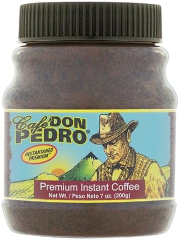 Amazon.com : Cafe Don Pedro Premium Instant Low-Acid Coffee Jar (1 Jar ...