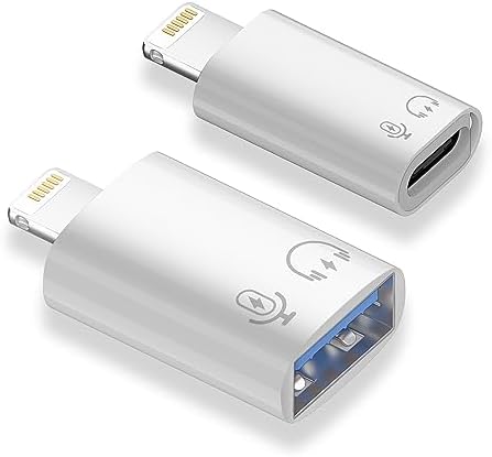 Amazon.com: AreMe 2 Pack USB C/USB 3.0 Female to Lightning Male OTG ...