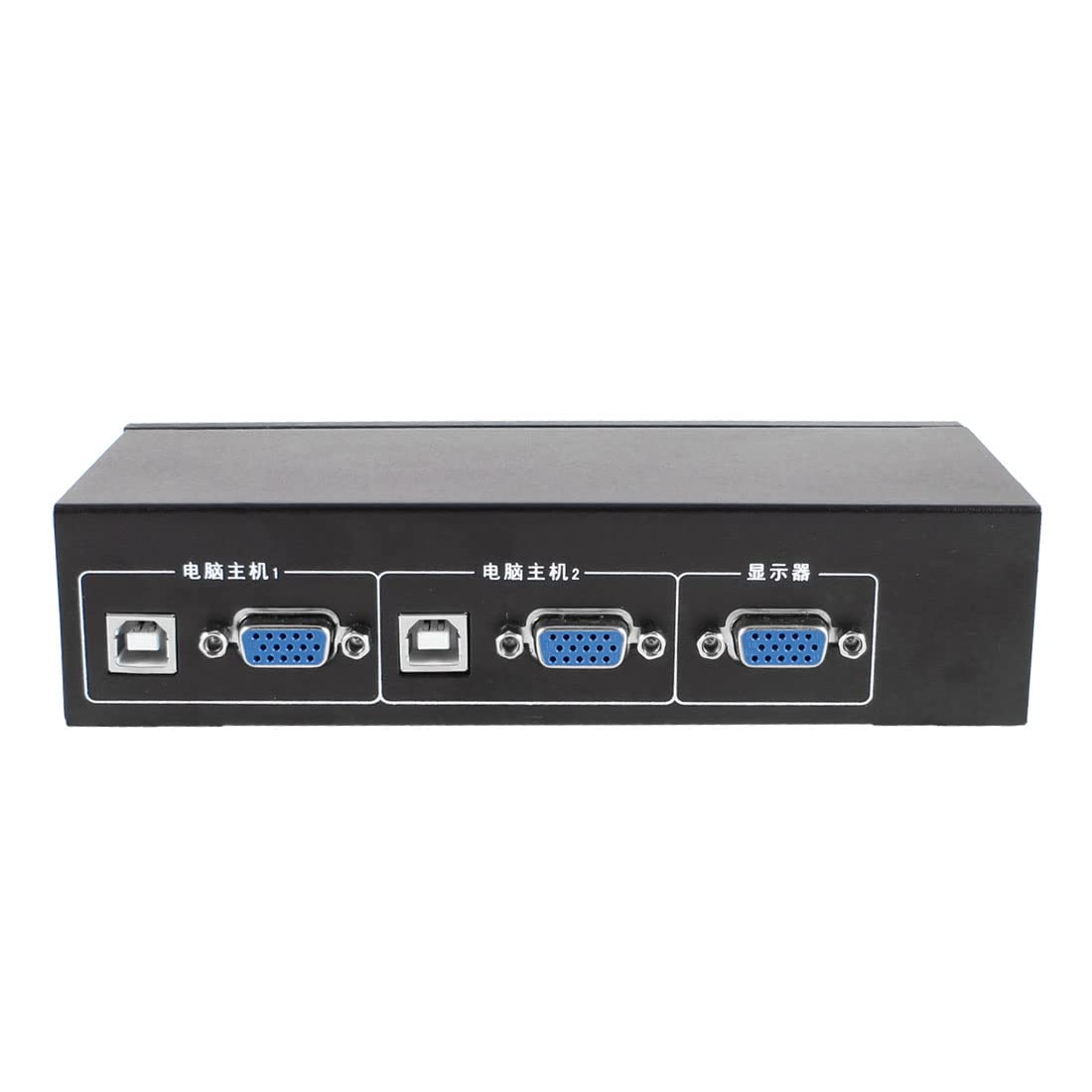 Ubervia® 2 Port 2 in 1 VGA USB KVM Switch Box for PS/2 Video Monitor ...