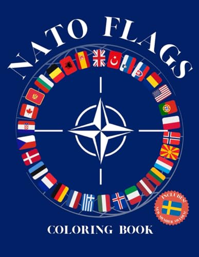 NATO Flags Coloring Book: Color the Flags and Maps of all 30 - Import ...