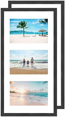 ARPAN MDF Multi Aperture Photo Picture Frame 3, 5 or 6 Aperture (5 ...