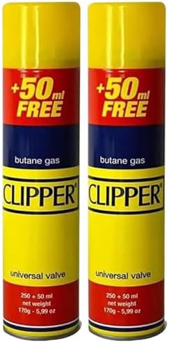 ANGIX 3 x Clipper Gas 300ml Clipper Butane Gas Fuel Lighter Refill ...