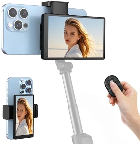 Amazon.com: Newmowa 5" Phone Vlog Selfie Monitor Screen,Magnetic Phone ...