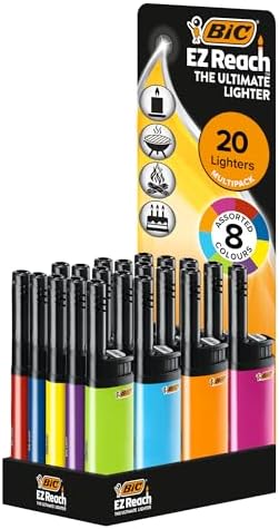 BIC EZ Reach Utility Lighters with 3.5 cm Wand, The Ultimate Lighter ...