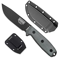 ESEE 4P Survival Knife - Field Tested Fixed Blade Knife with Molded ...