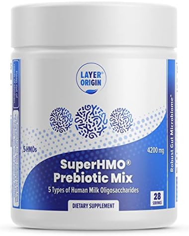Amazon.com: Layer Origin SuperHMO Prebiotic Mix with 5-HMO Prebiotic ...