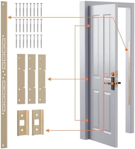 Securityman Door Reinforcement Kit | Door Jamb Protector | Door Frame ...