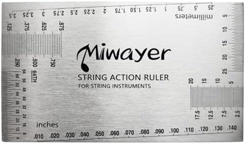 Amazon.com: String Action Ruler Gauge Tool for Electric Bass and ...