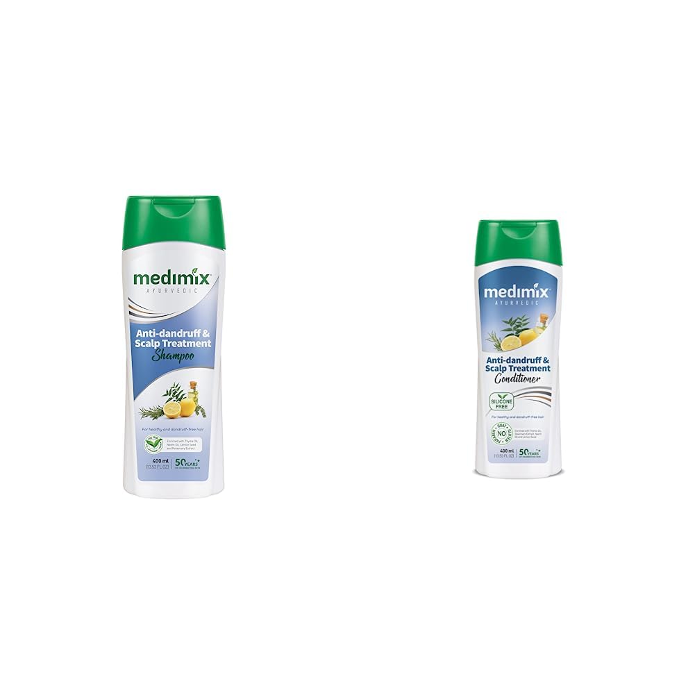 Buy Medimix Ayurvedic Anti-Dandruff and Scalp Treatment Shampoo 400ml ...