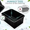 Amazon.com: Ice Block Form Makes 12 Lb. Ice Cube 11" x 7" x 5" Largest ...