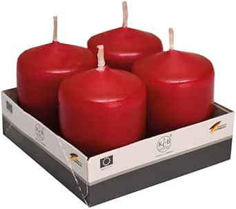 Amazon.com: KCB Pillar Candles 40 x 60 mm : Home & Kitchen