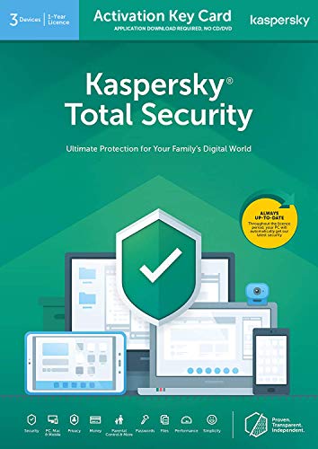 Kaspersky Total Security 2020 | 3 Devices PC/Mac/Android | Activation ...