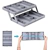 2 Tier Drawer Organiser,Expandable Smart Drawer Organizer Multi Level ...