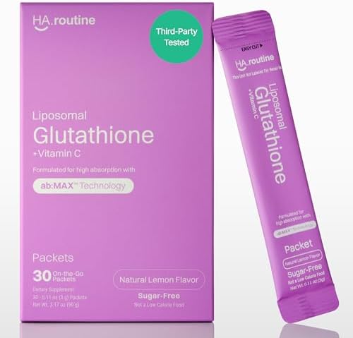 Amazon.com: Haroutine Liposomal Glutathione Powder, 125mg L-Glutathione Sugar-Free Flavored ...