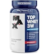Amazon.com: Max Titanium Whey Protein Powder Strawberry Flavor ...