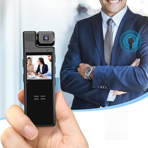 Amazon.co.jp: QZT Small Security Camera, Clip-On, 180° Rotary Lens ...