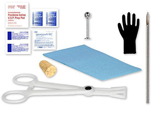 Single Piercing Labret Kit - 14 Gauge Labret : Amazon.in: Beauty