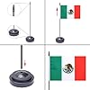 Amazon.com: WXTWK 2 Pack Mexico Flag Mexico Deluxe Desk Flag Set - Mini ...