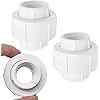 Amazon.com: BENLIUDH 3/4 inch PVC Pipe Union Fittings, PVC Connectors ...