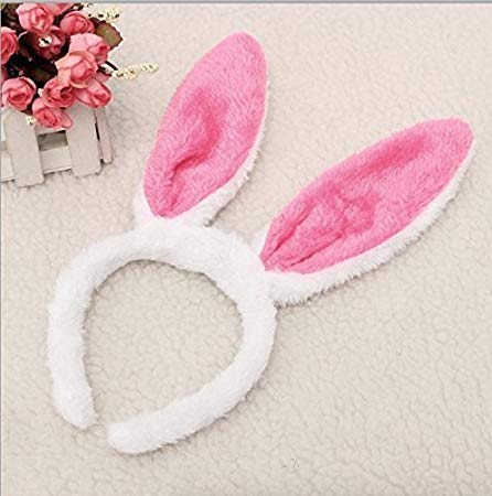 PartyToko Rabbit Bunny Hair Band, Bunny Ear Headband for Women and Kids ...