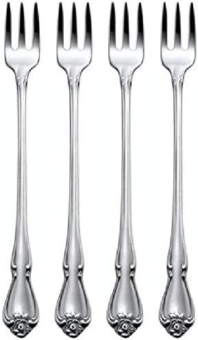 Amazon.com: Oneida True Rose Set of 4 Seafood/Cocktail forks : Home ...
