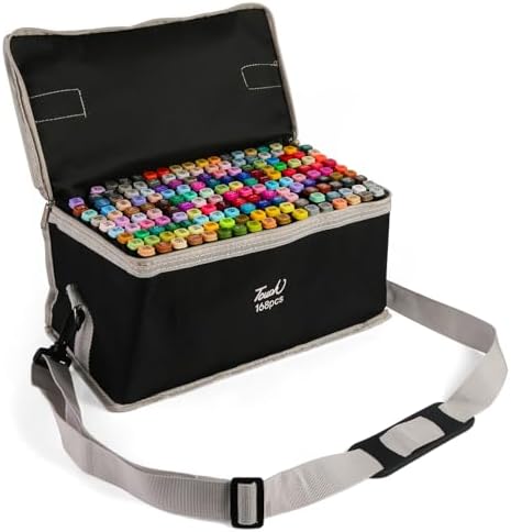 Amazon.com : Hyrrt 168 Colors Dual Tips Alcohol Markers, Permanent ...