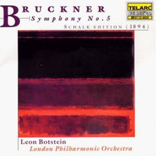 Symphony 5 in B Flat Major: Leon Botstein, A. Bruckner, London ...