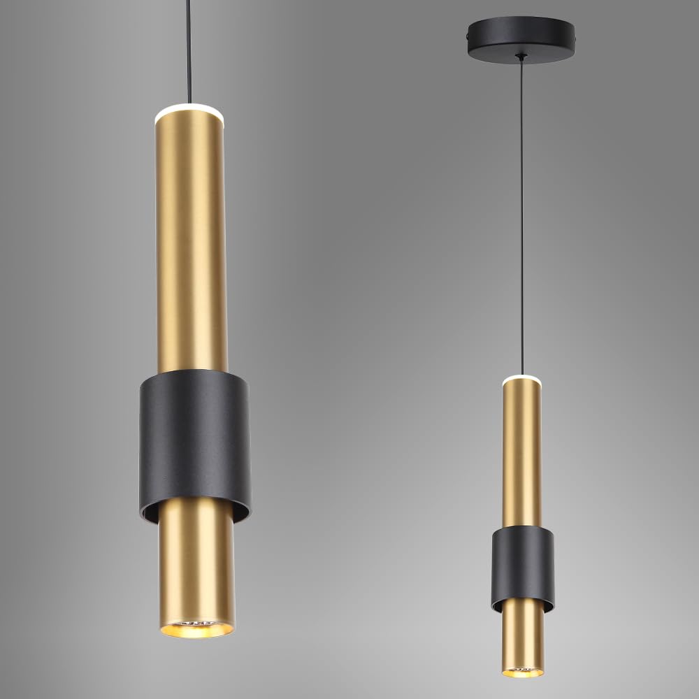 MASIVEL Modern LED Pendant Light Fixtures, 1-Light Adjustable ...