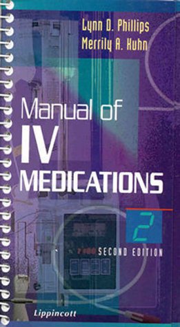 Buy Manual of IV Medications Book Online at Low Prices in India ...