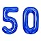 Amazon.com: 40 Inch Giant Navy Blue Number Balloon, Mylar Foil Helium ...