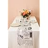 Amazon.com: KEY SPRING Newspaper Printed Table Runner for Book Club ...