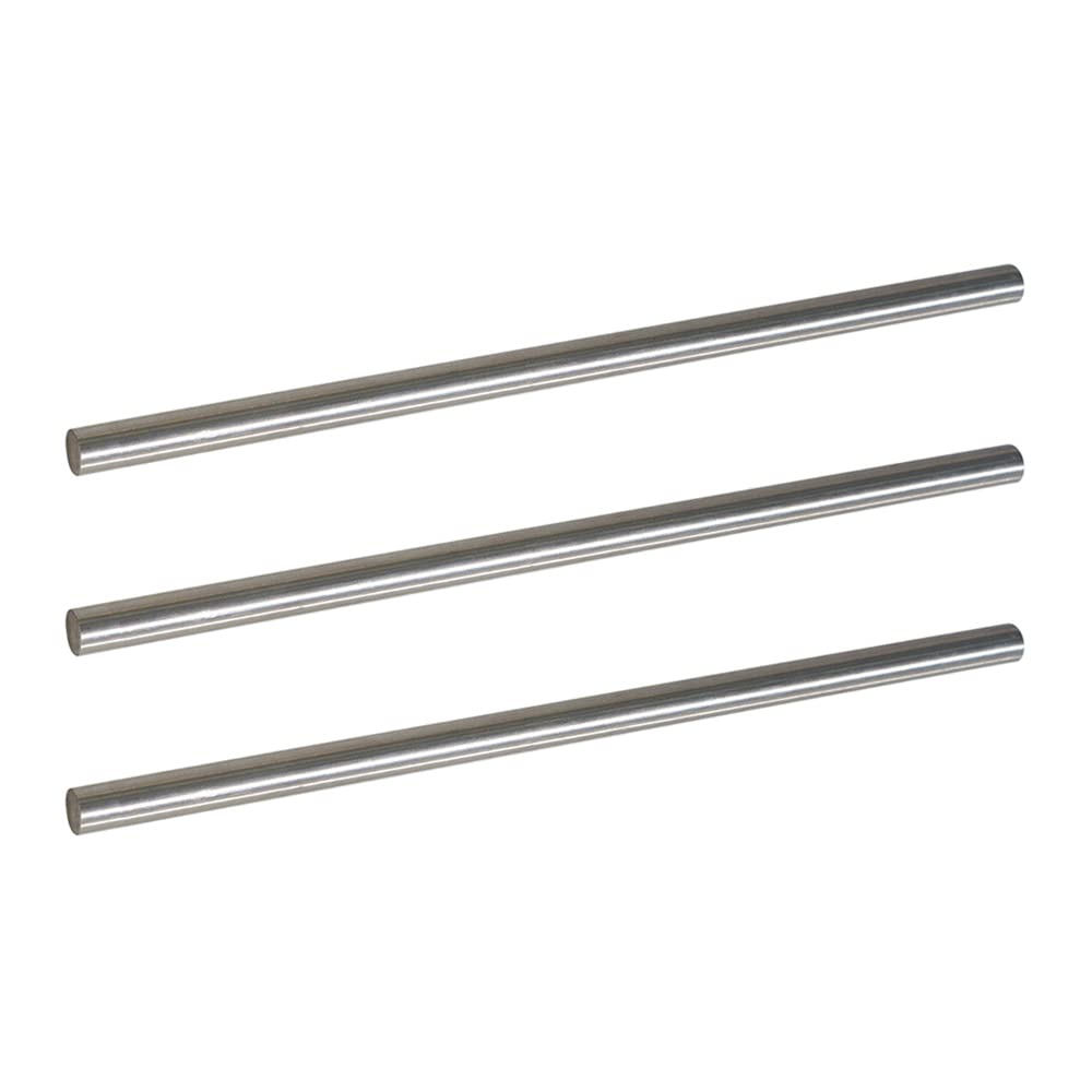 Tynulox 3Pcs Stainless Steel Rod 3/8" Diameter 12" Per Rod Round Solid ...