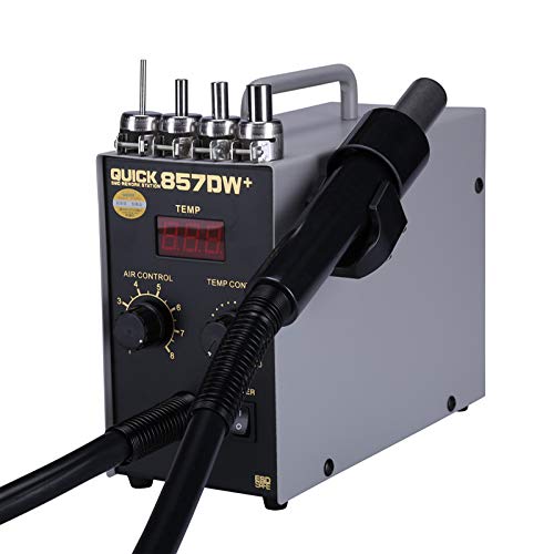 Original Quick 857dw+ SMD Rework Station hot air gun BGA Rework Station ...