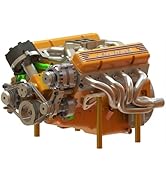 Amazon.com: FunXylophy CISON V8 PRO Engine Model Kit, 1: 6 Water-Cooled ...