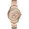 Fossil Uhr für Damen Stella, QuarzMultifunktionswerk, 38 mm braunes ...