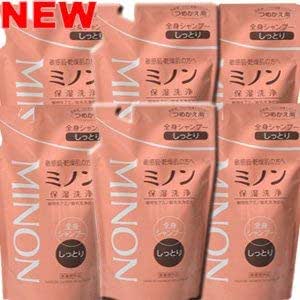 Amazon.co.jp: Minon 4987107615930 Medicated Whole Body Shampoo, Moist Type, Refill, 12.8 fl oz ...