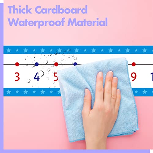 Snapklik.com : Number Line Bulletin Board Set, -100 To 100 Blue Number ...