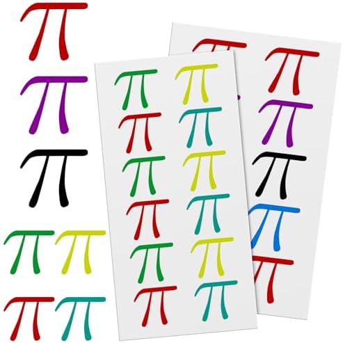 Amazon.com: Outus 220 Pieces Pi Day Stickers Decorations Pi Symbol ...