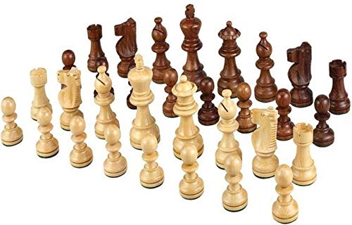 Buy 32 Pcs Wooden Chess Men Coins for All Types of Chess Boards Online ...