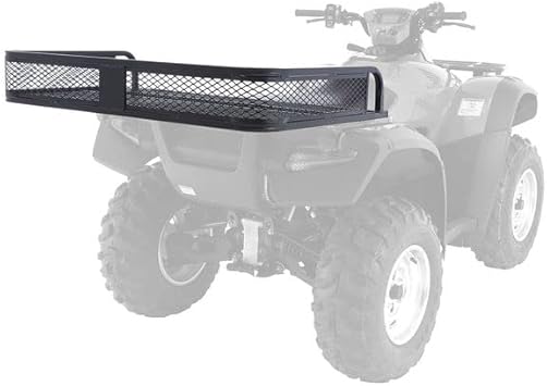 Amazon.com: Black Widow ATV Rear Storage Rack Steel Mesh Universal ...