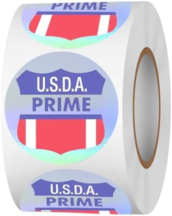 Amazon.com : USDA Prime Stickers,1.5 Inch Grocery Store Food Labels ...