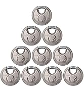 Unity Red Padlock Keyed Alike 2 3/4'' (70mm), Stainless Steel Disc ...