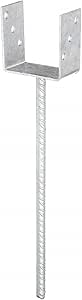 U-Shaped Post Stirrups with Extra-Long Concrete Anchor Riffler Tool ...